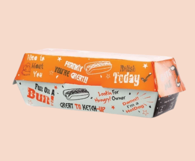 Hot Dog Boxes - Custom Hot Dog Packaging Boxes