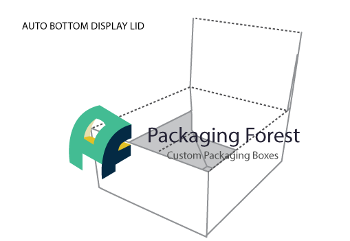 Auto Bottom Display Lid Box Template