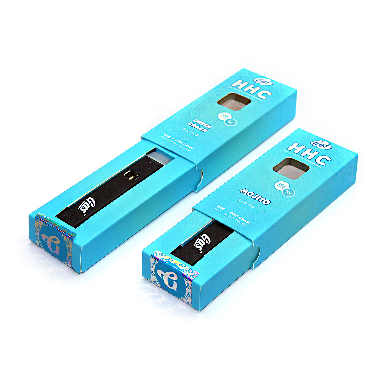 Custom HHC Disposable Boxes - HHC Vape Cartridge Boxes Wholesale