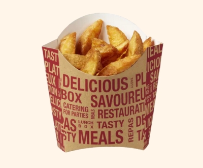 Custom French Fries Sleeve Boxes | French Fry Boxes | Free Shipping
